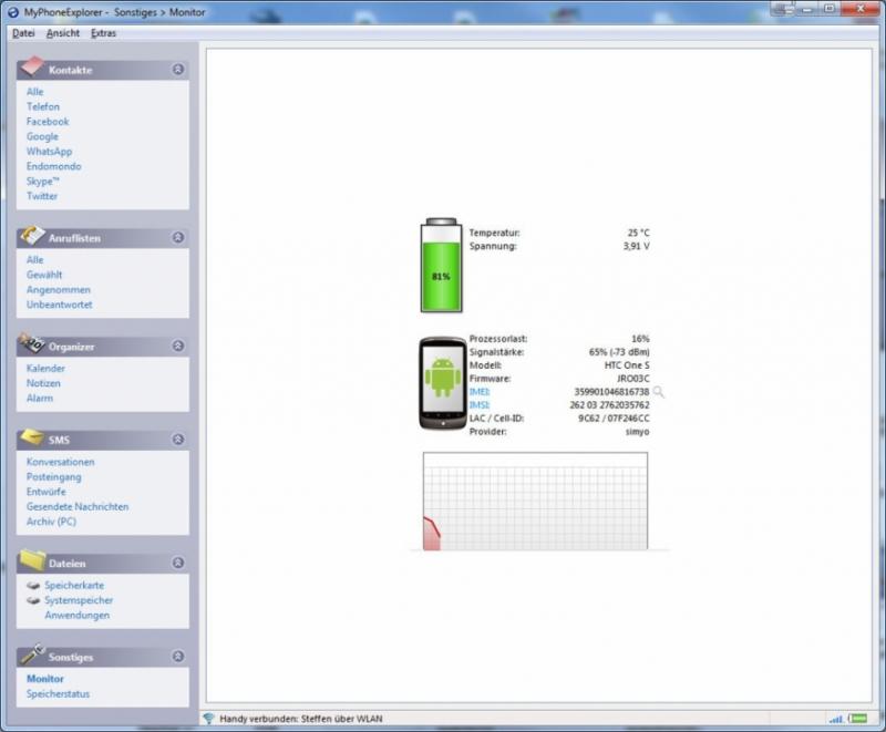 Bildergalerie MyPhoneExplorer Portable Mobile Tools für deinen USB Stick