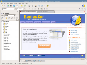 NVU & KompoZer Portable 1.0 rev 5 & 0.7.10 Rev 2 - Mobile Tools für ...